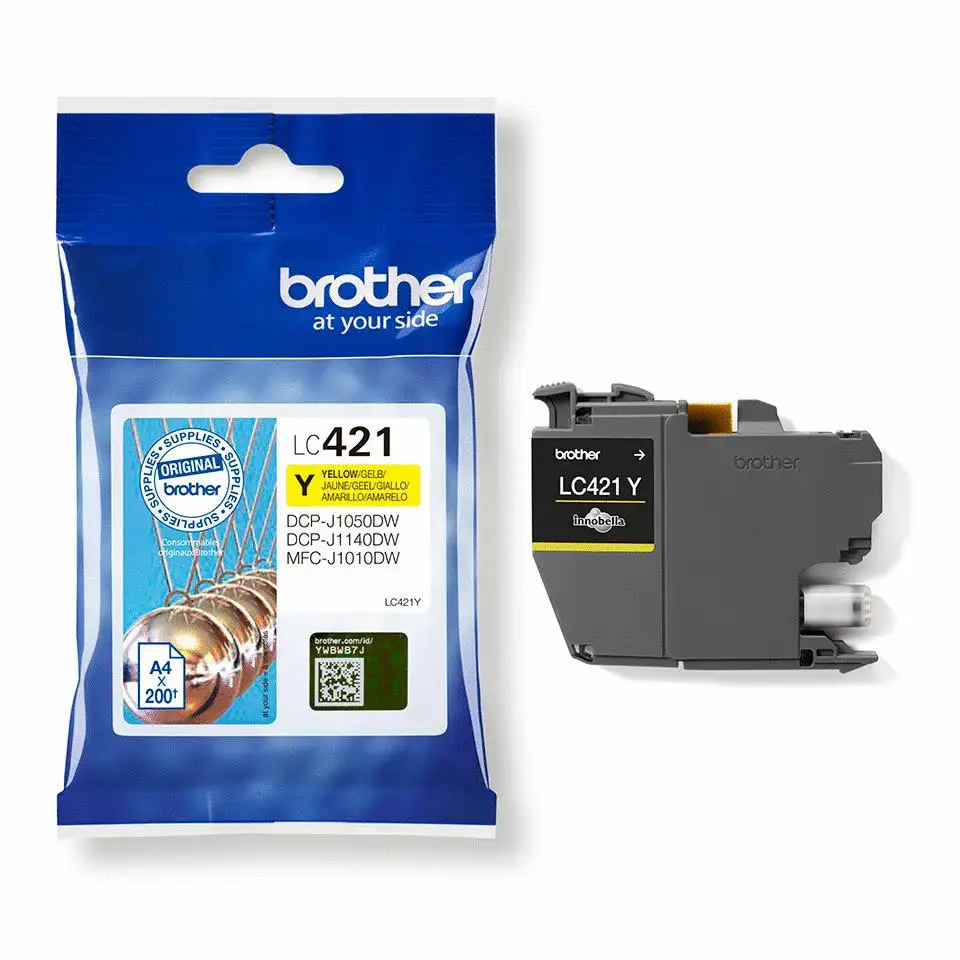BROTHER LC 421 Y ORIGINAL | LC421Y | Ink cartridges
