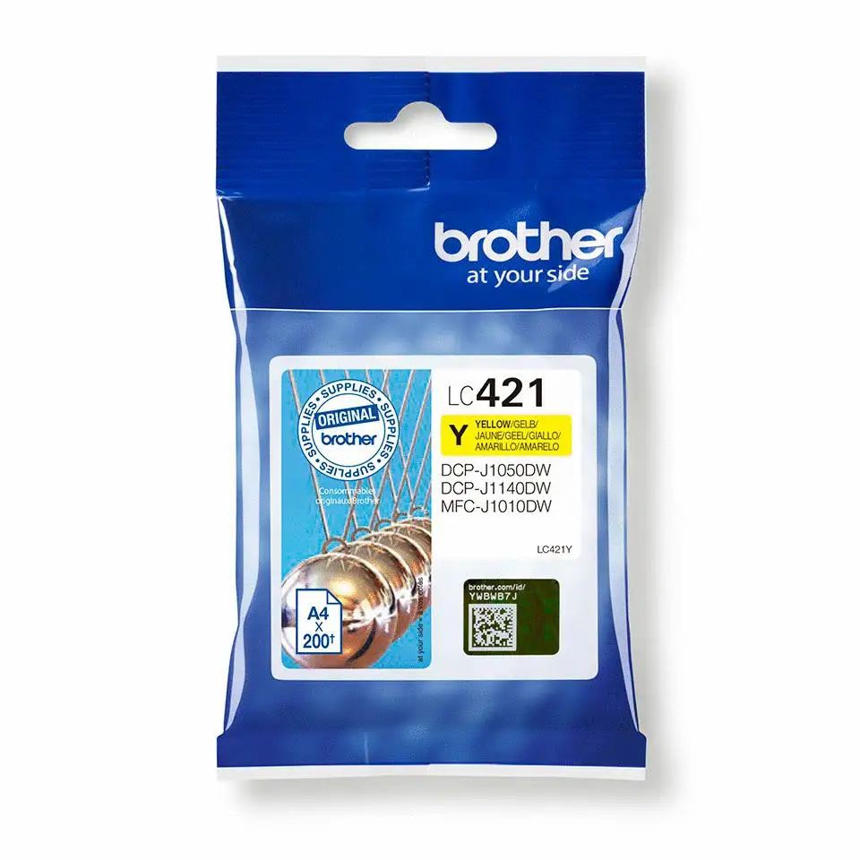 BROTHER LC 421 Y ORIGINAL | LC421Y | Ink cartridges
