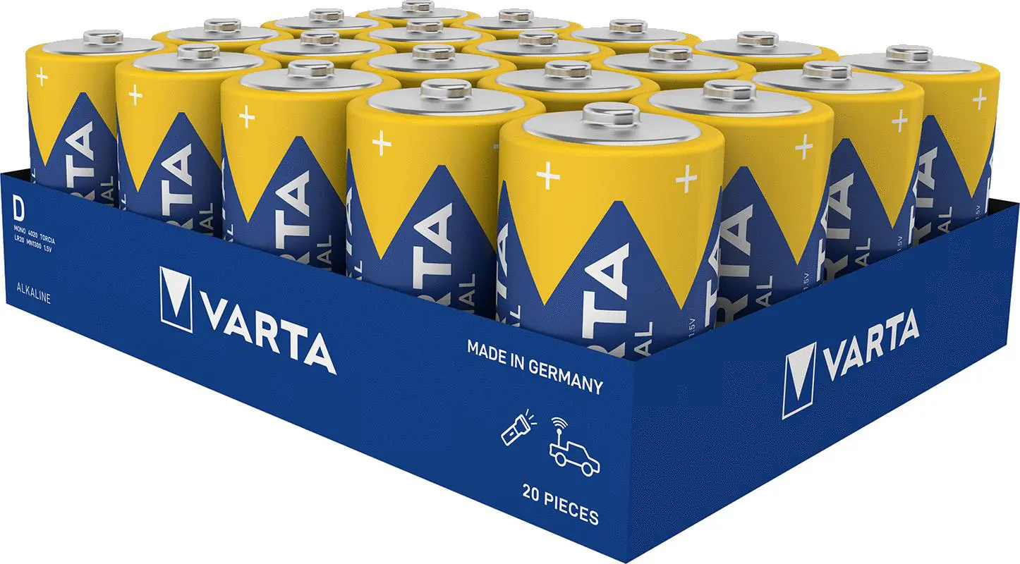 Varta Industrial PRO D (20 Pieces Per Tray) | VT4020211111