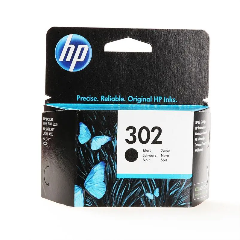 HP 302 BK ORIGINAL | F6U66AE | Ink cartridges