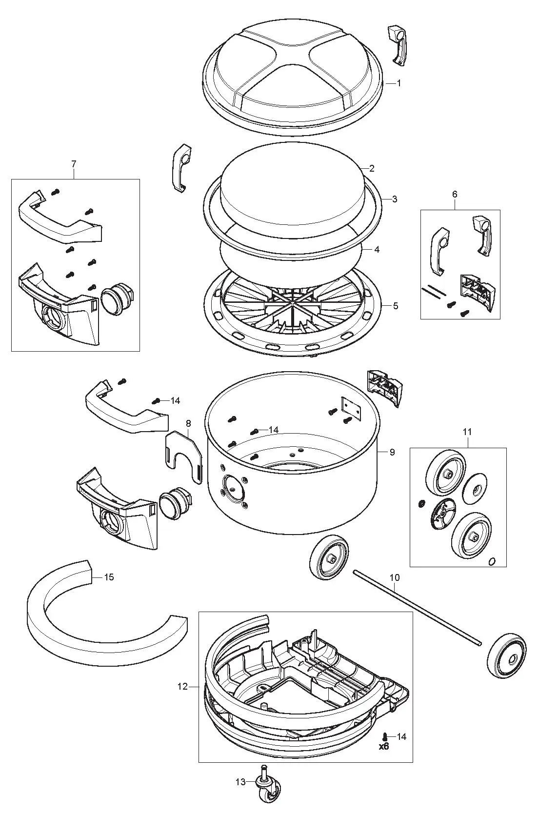 Nilfisk GD930 Exhaust strip | 140 7022 500