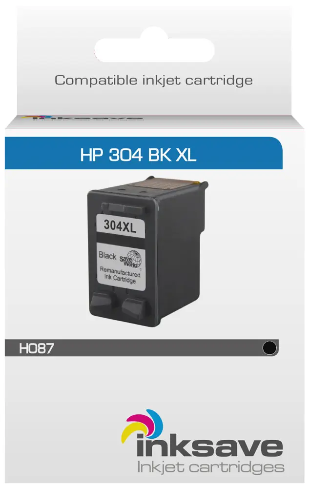 Inksave HP 304 BK XL | N9K08AE | Ink cartridges