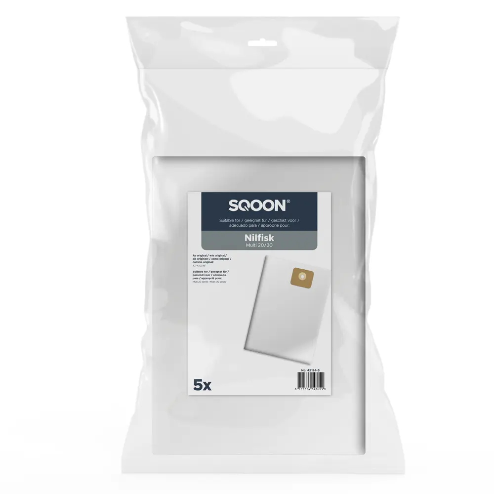 SQOON Vacuum cleaner bags suitable for Nilfisk Multi 20/30