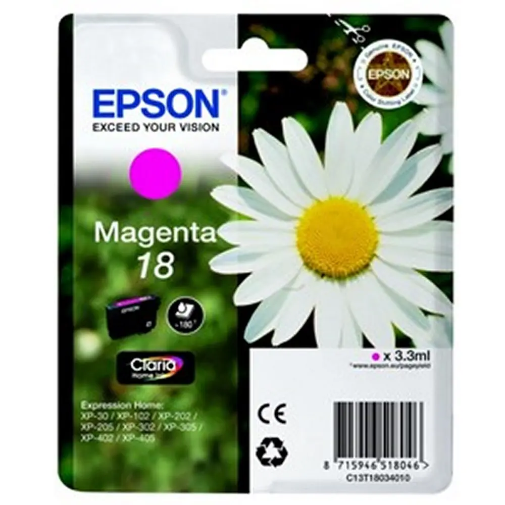 EPSON 18 M ORIGINAL | C13T18034010 | Ink cartridges