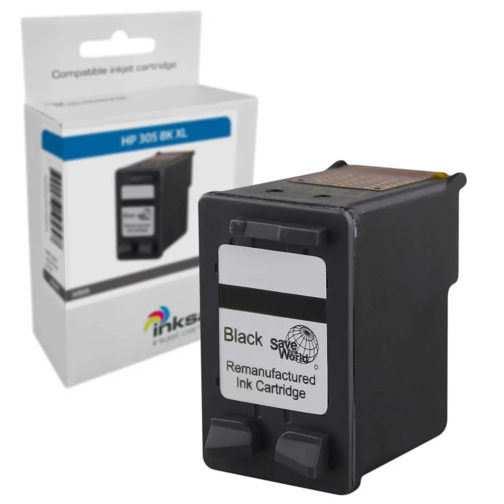 Inksave HP 305 BK XL | 3YM62AE | Ink cartridges