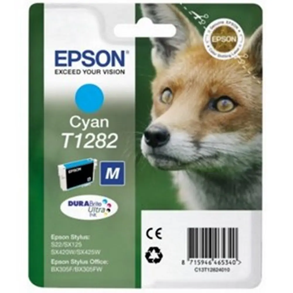 EPSON T1282 C ORIGINAL | C13T12824012 | Ink cartridges