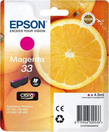 EPSON 33 M | C13T33434012 | Cartuchos de tinta